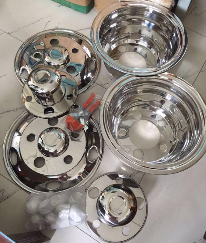 Mitsubishi Rosa Bus Simulator Wheel Covers , Stainless Steel Hubcaps ...